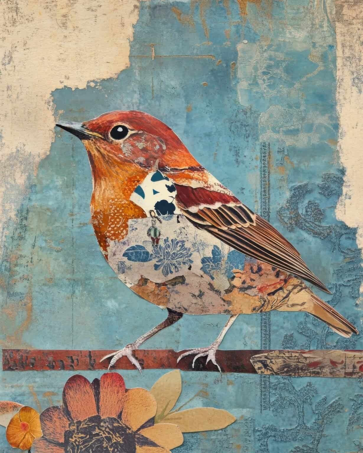 Free Mixed-Media Bird Images for Junk Journaling and Crating - Craft ...