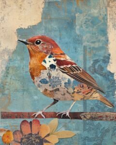 Free Mixed-Media Bird Images for Junk Journaling and Crating - Craft ...