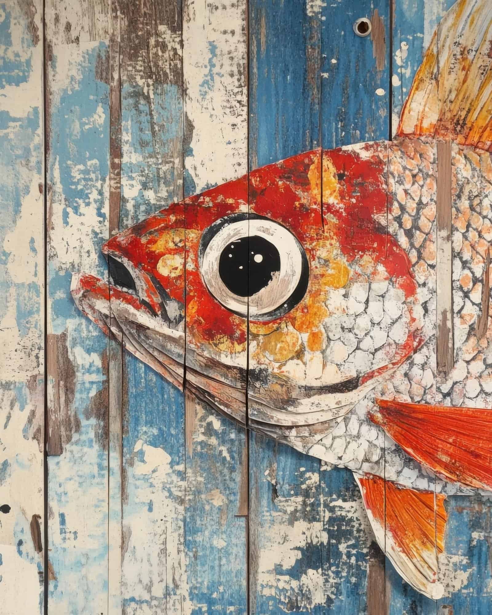 Free Mixed-Media Fish Images for Junk Journaling and Craft Projects ...