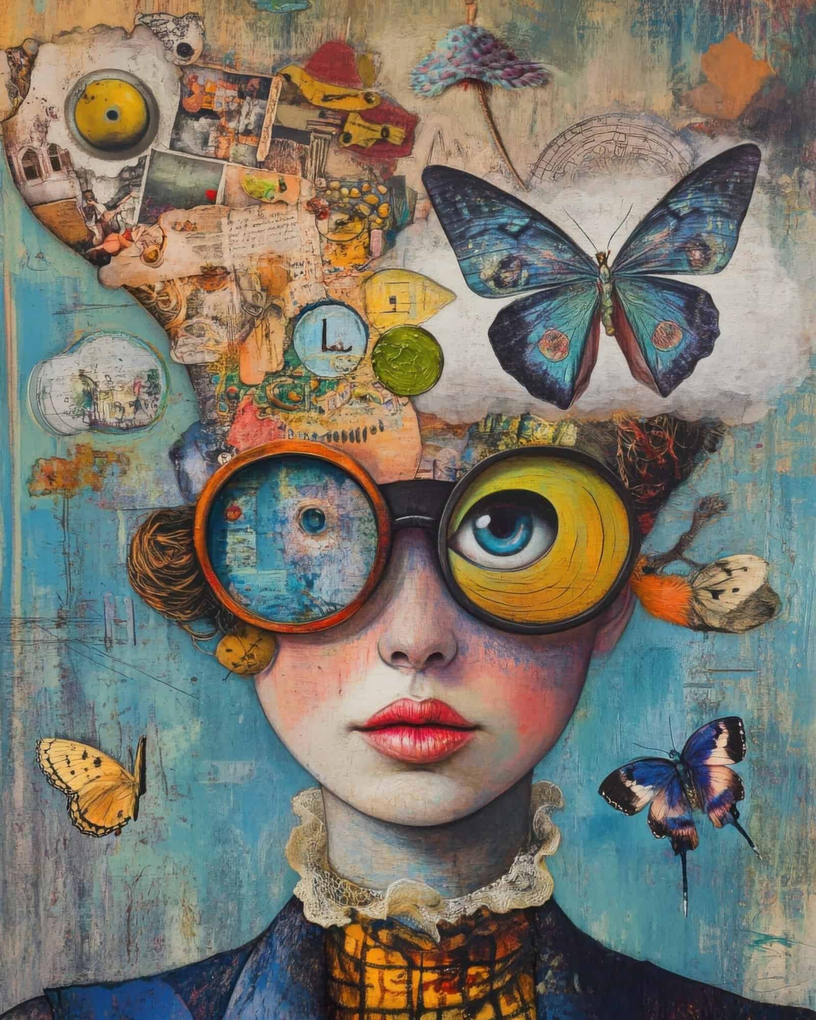 Free Surrealist Mixed-Media Images for Junk Journaling and Craft ...