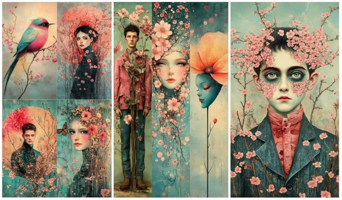 Ethereal Surreal Spring Digital Art Collection for Papercraft - Craft ...
