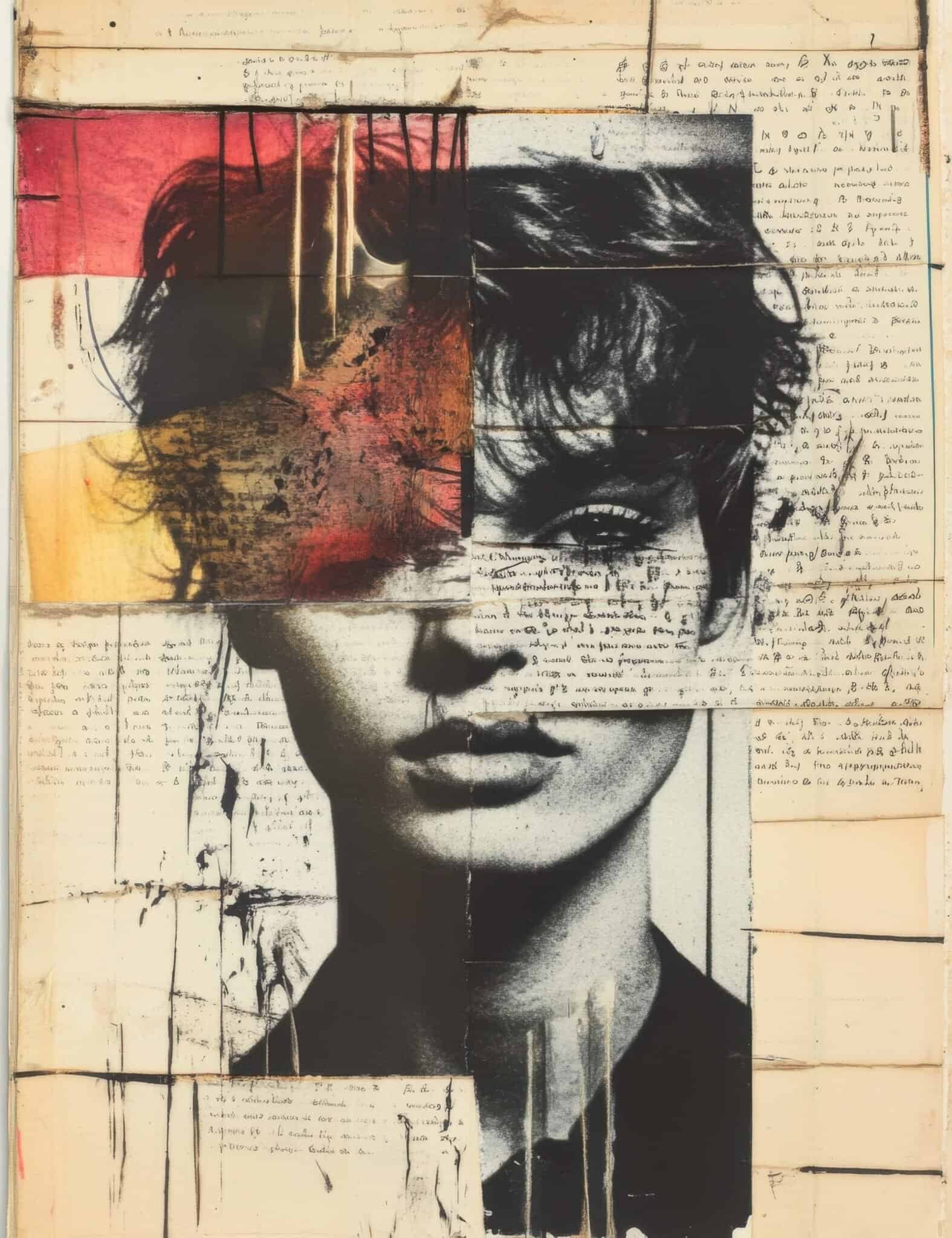 Free Mixed-Media Collage Journal Pages - Craft and Cherish