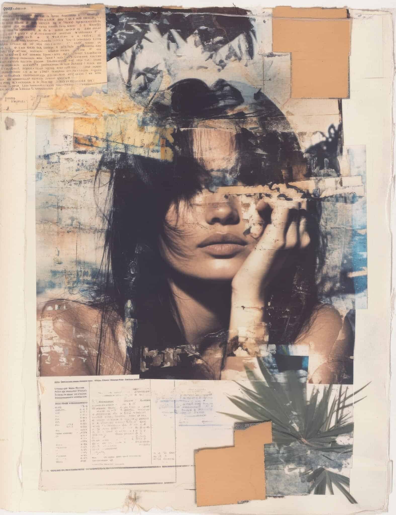 Free Mixed-Media Collage Journal Pages - Craft and Cherish