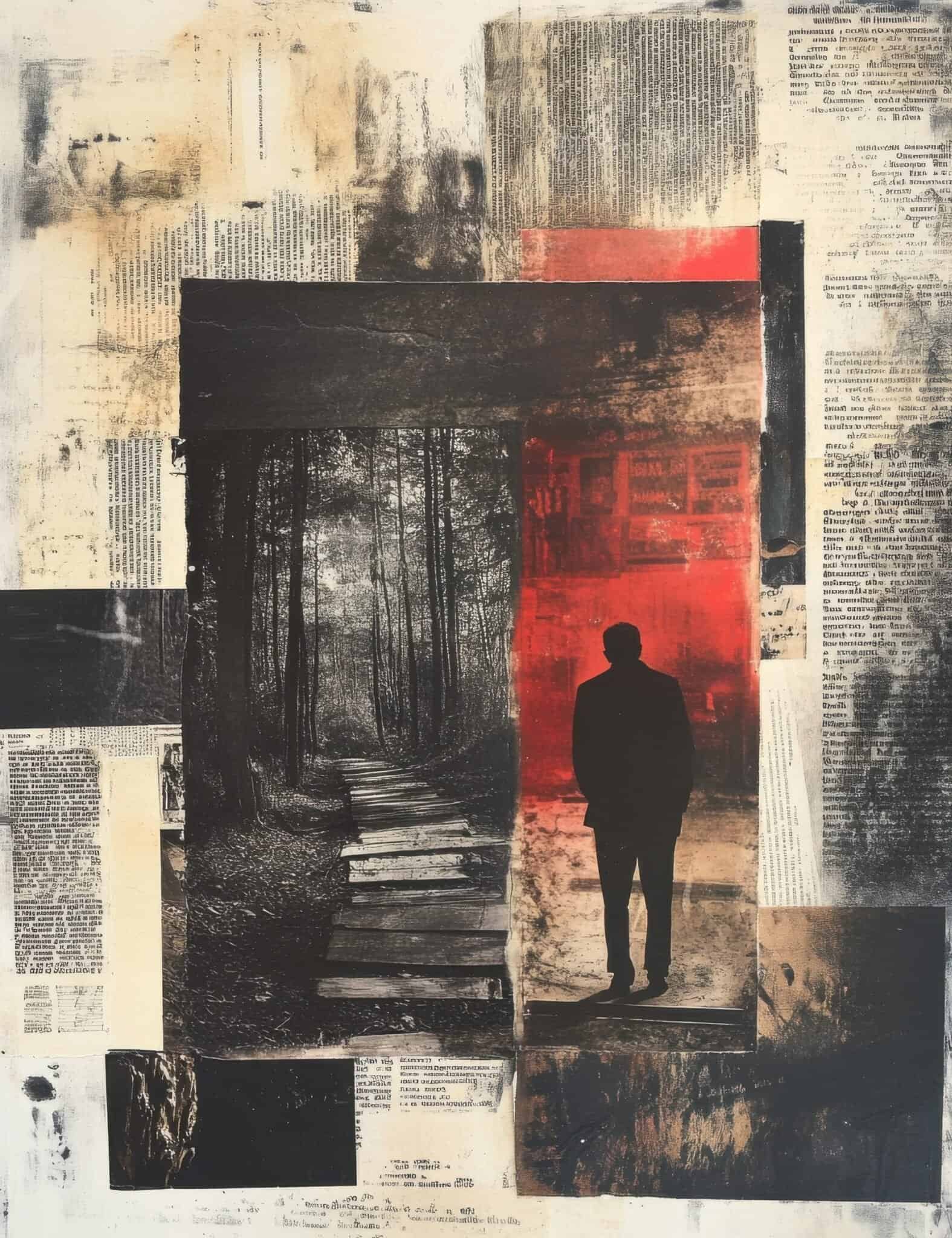 Free Mixed-Media Collage Journal Pages - Craft and Cherish