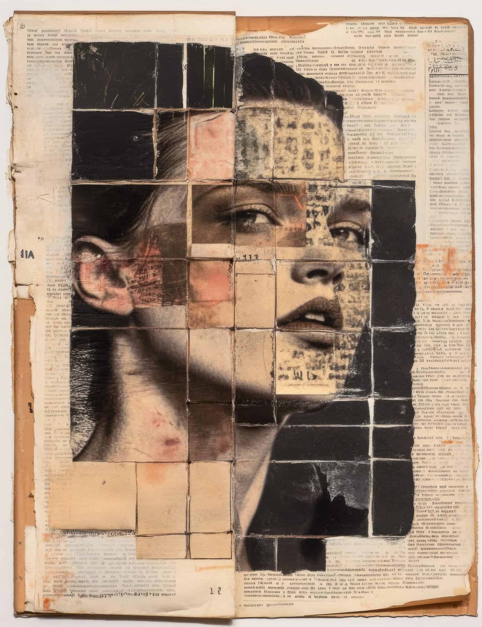 Free Mixed-Media Collage Journal Pages - Craft and Cherish