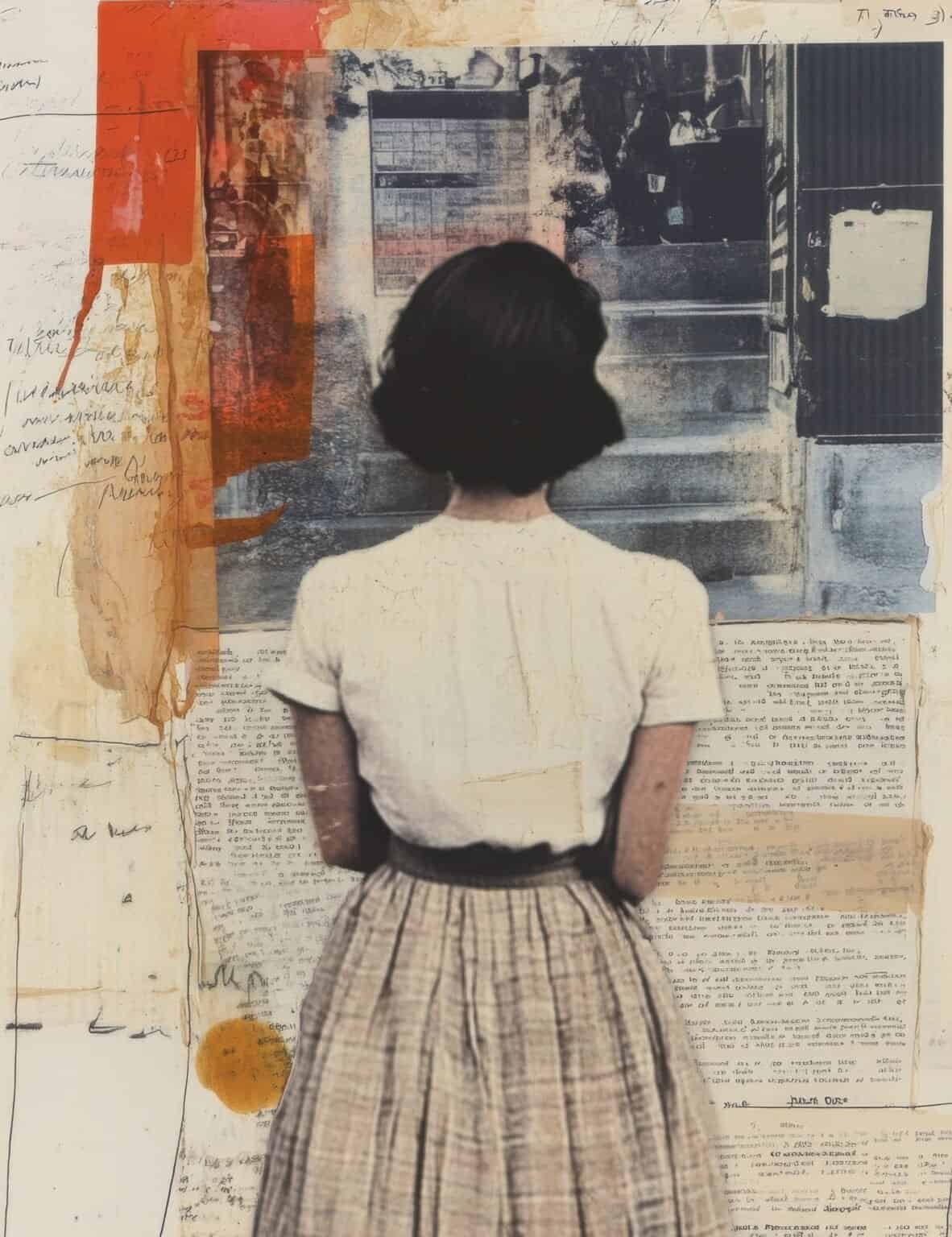 Free Mixed-Media Collage Journal Pages - Craft and Cherish