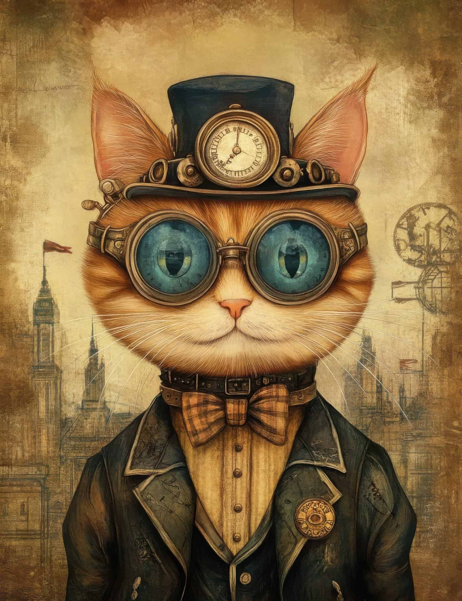 Free Whimsical Steampunk Figure Images - Craft and Cherish