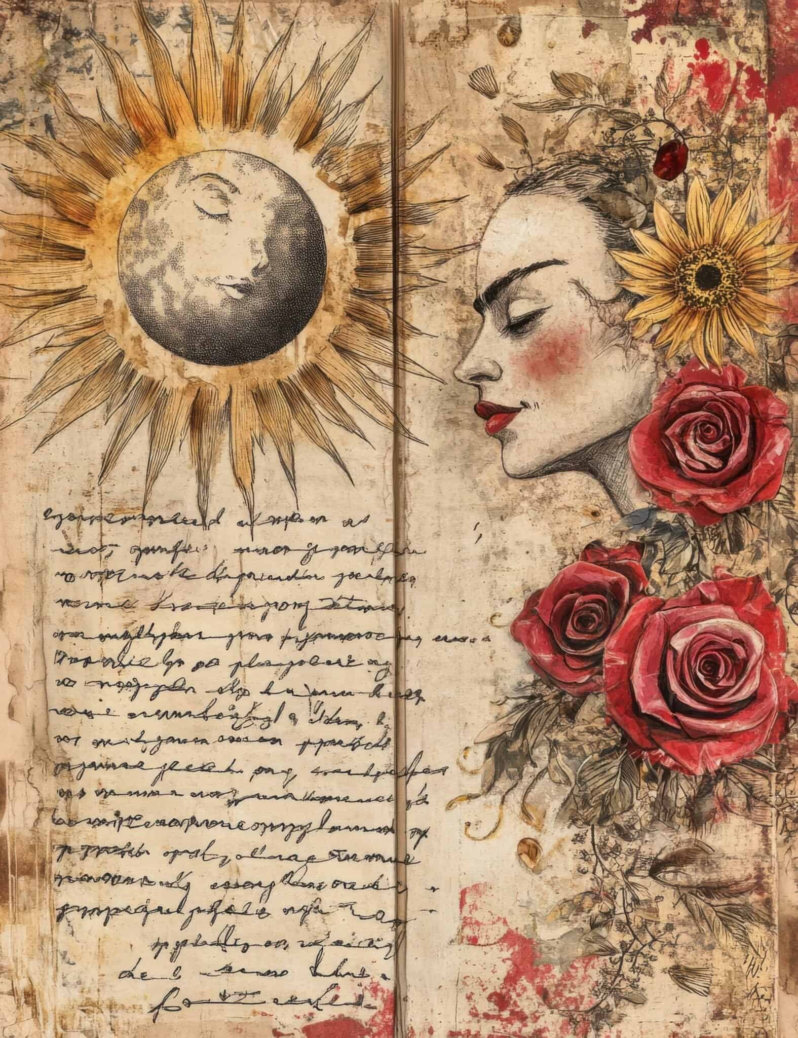 Free Surreal Frida Kahlo Portrait Images - Craft and Cherish