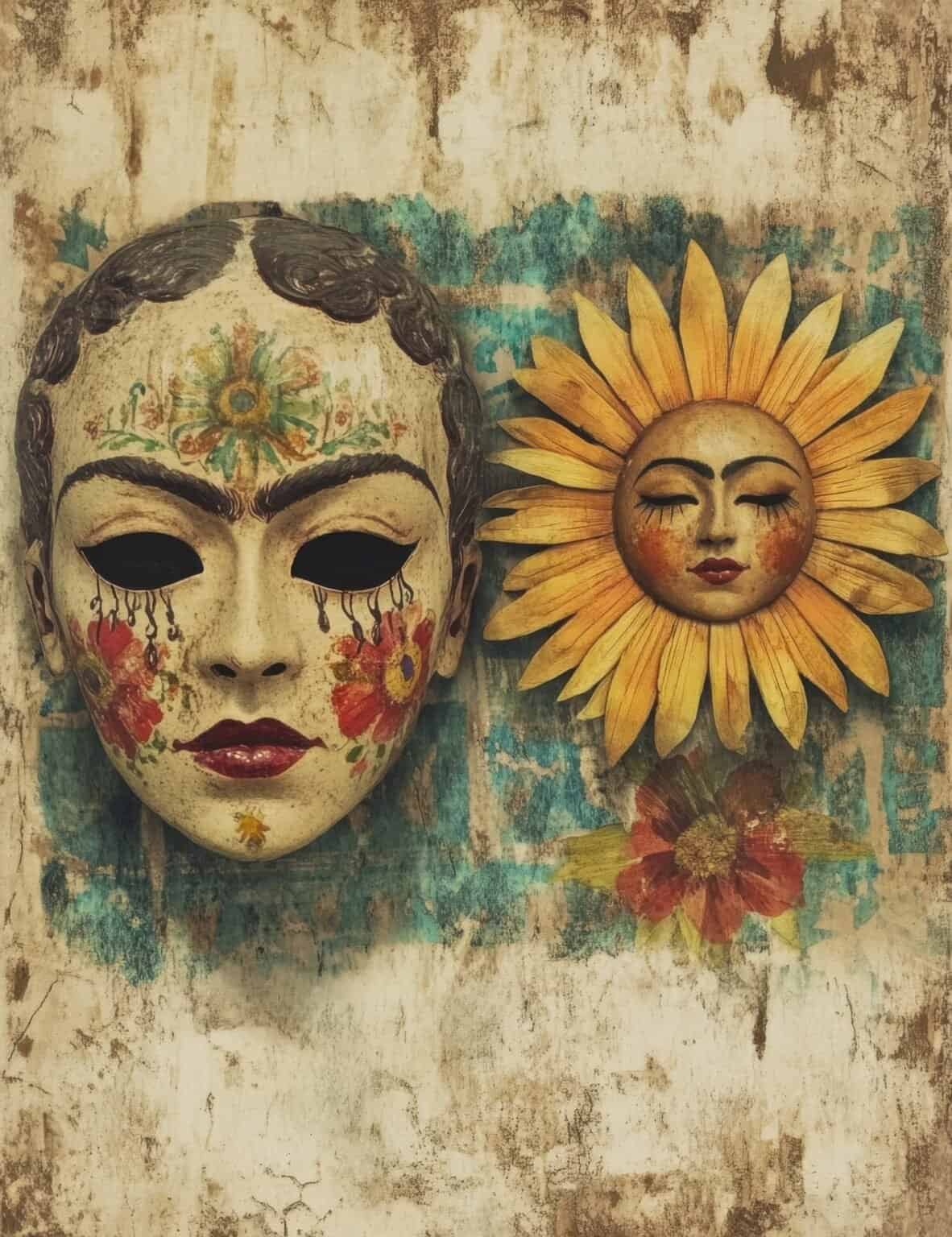 Free Surreal Frida Kahlo Portrait Images - Craft and Cherish