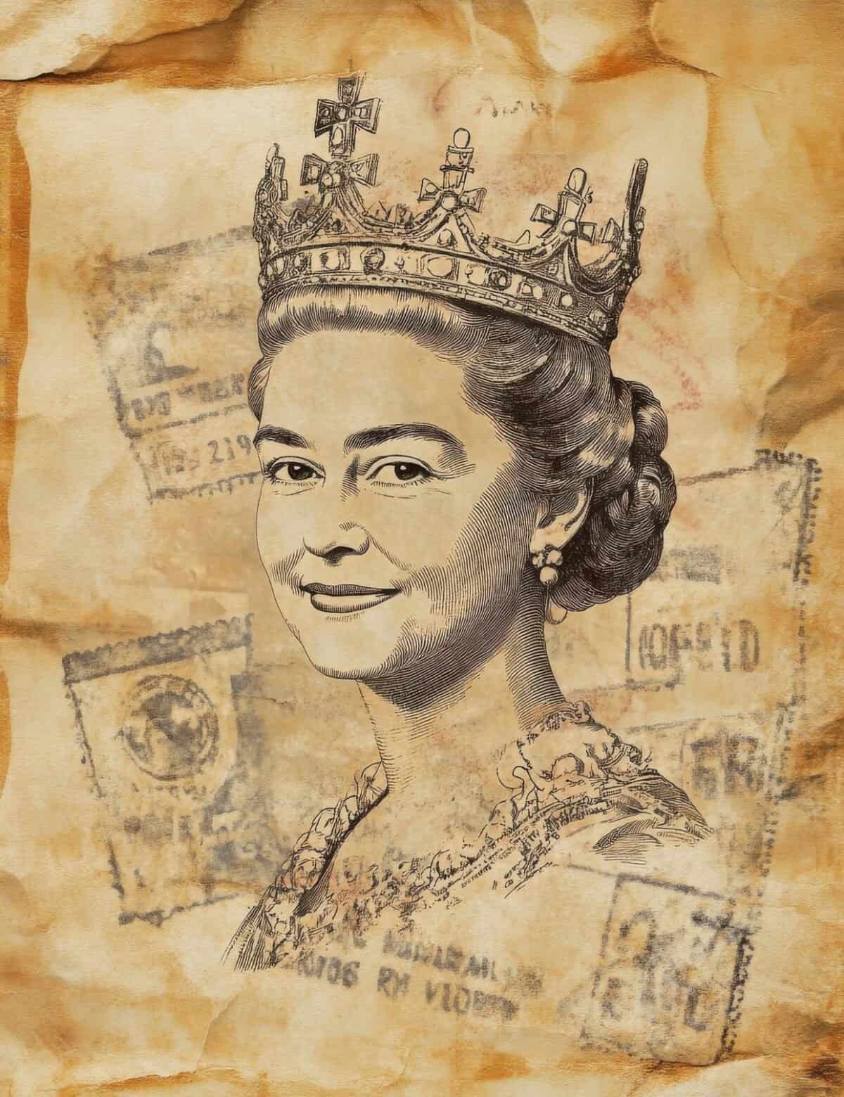 Free Vintage Queen Portrait Images and Sheets - Craft and Cherish