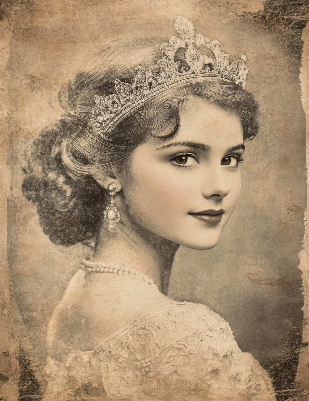 Free Vintage Queen Portrait Images and Sheets - Craft and Cherish