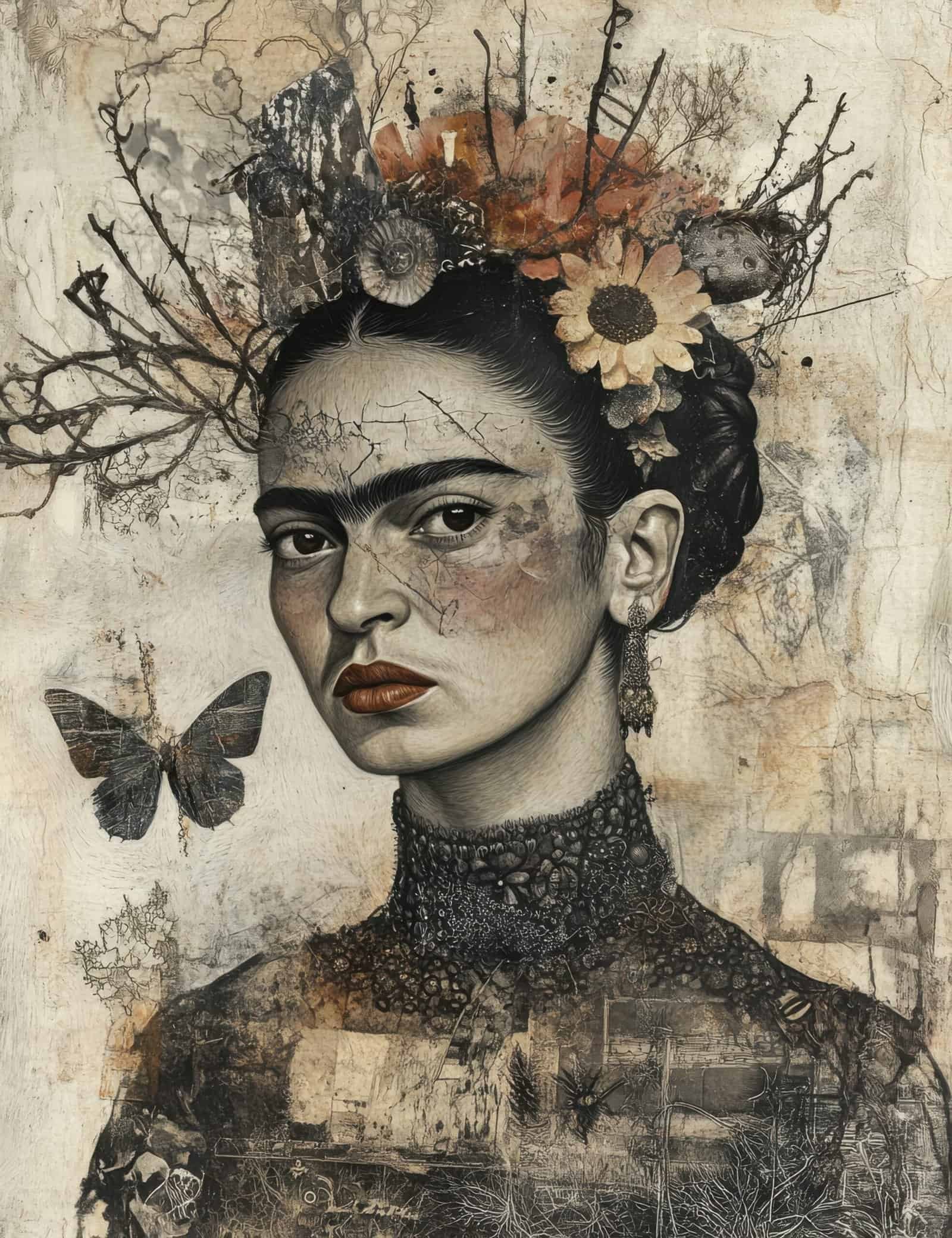 10 Free Frida Images for Junk Journal Printables - Craft and Cherish