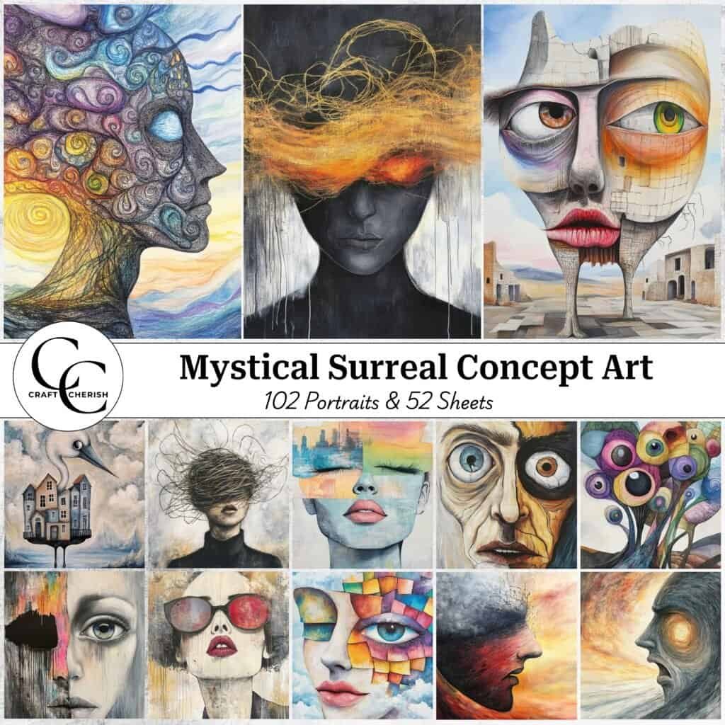 52 Mystical Surreal Concept Art-Inspired Images, Surreal Ephemera Junk ...