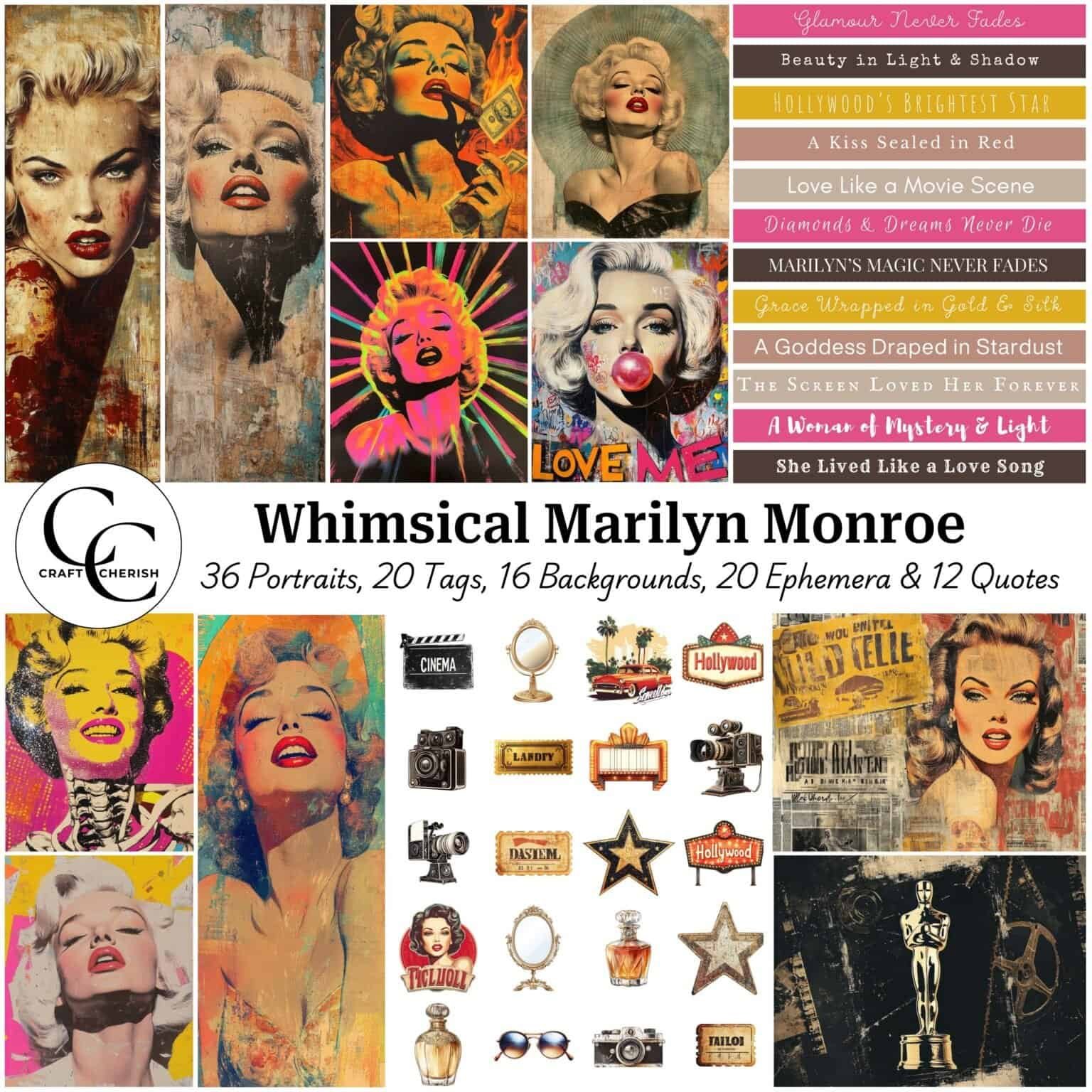 Whimsical Marilyn Monroe Images, Hollywood Beauty Icon High Quality ...
