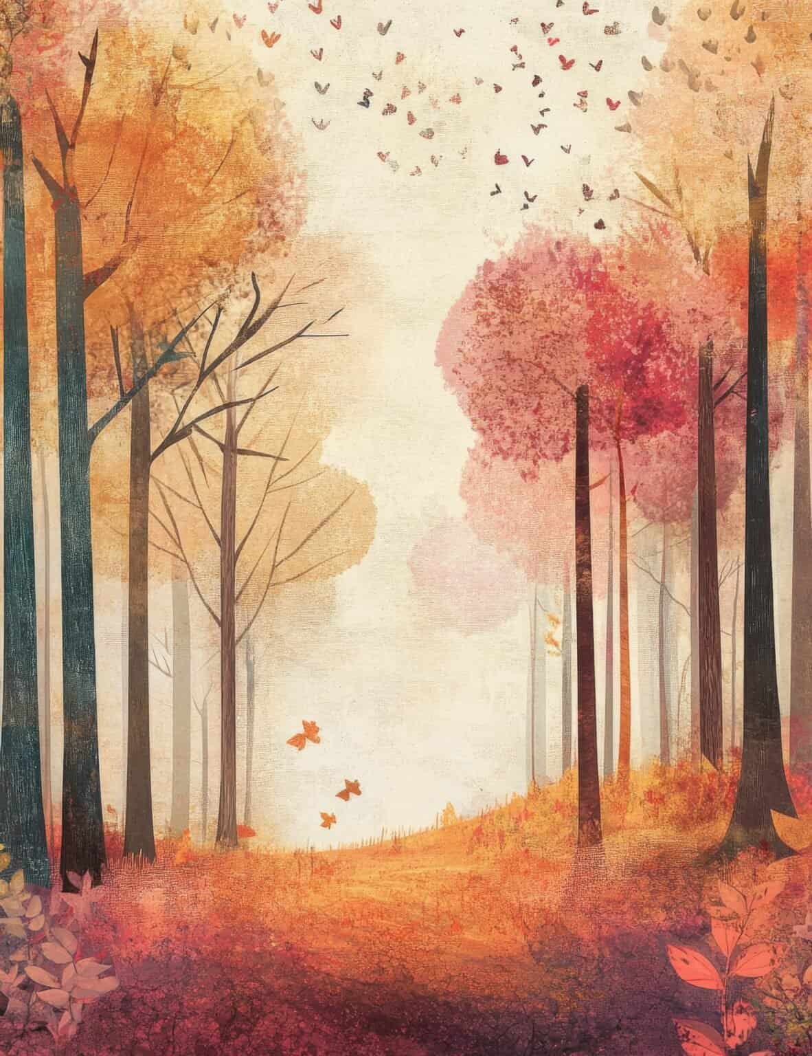 28 Free Mixed-Media Forest Images for Craft Projects - Craft and Cherish