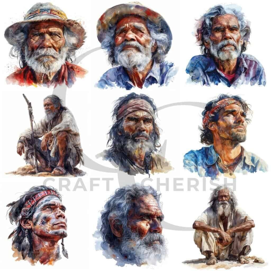 13 Aboriginal Australian Man Images, Indigenous Native Australian ...